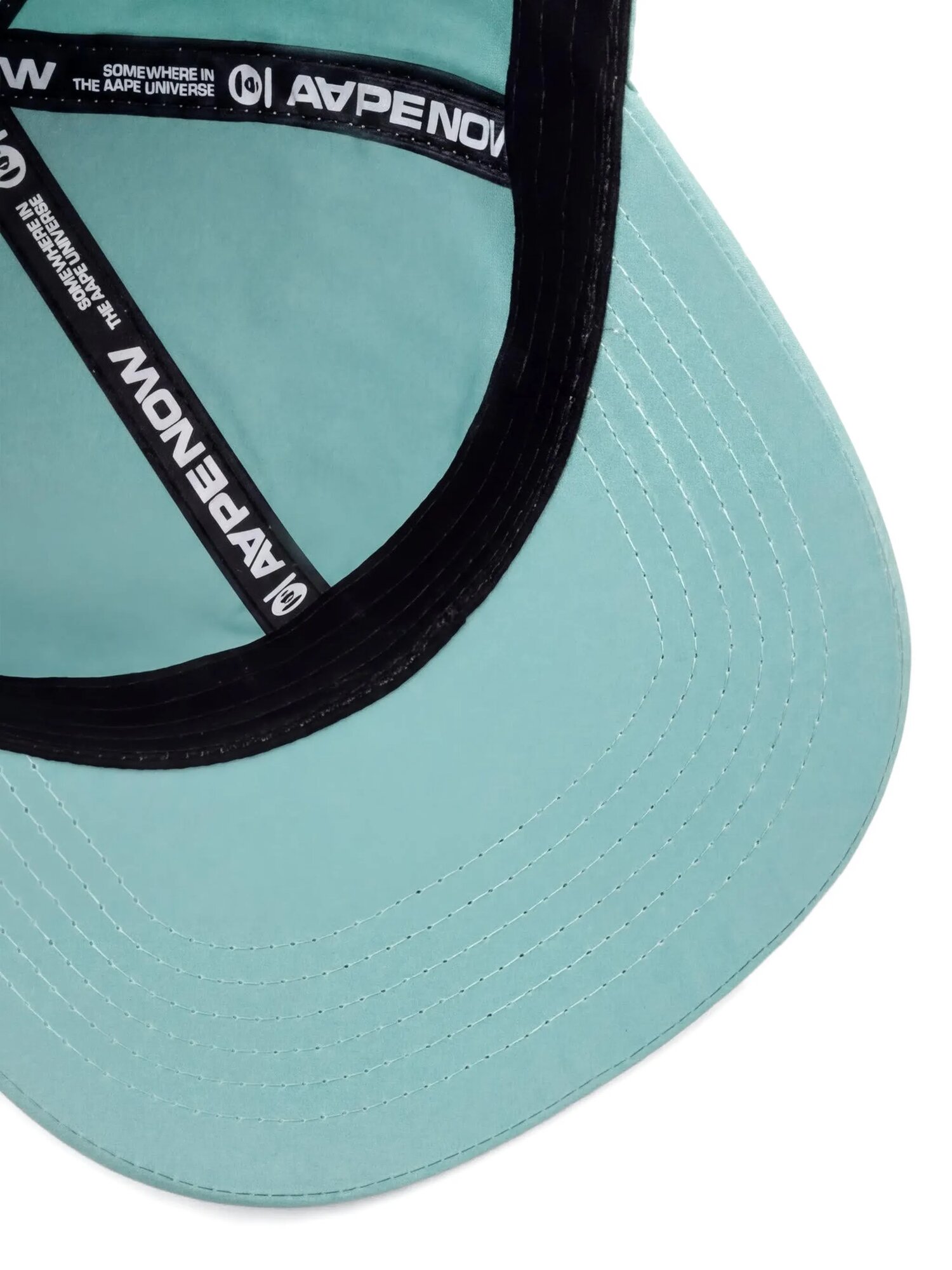 Кепка AAPE BY A BATHING APE Logo-embroidered baseball cap для мальчиков, размер OneSize, синий — фото 1