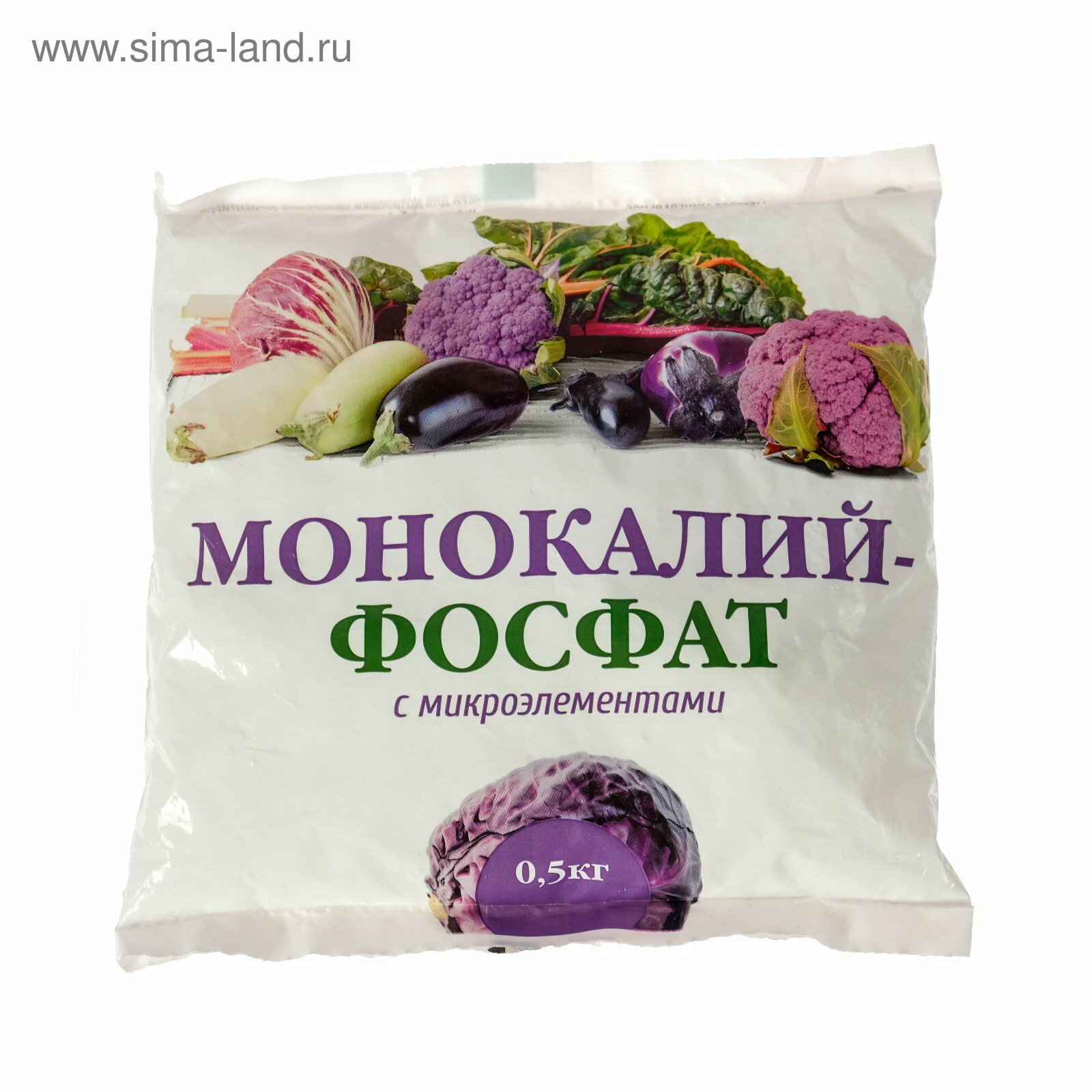 Удобрение минеральное Монокалийфосфат, 0.5 кг, область применения: для газонов
