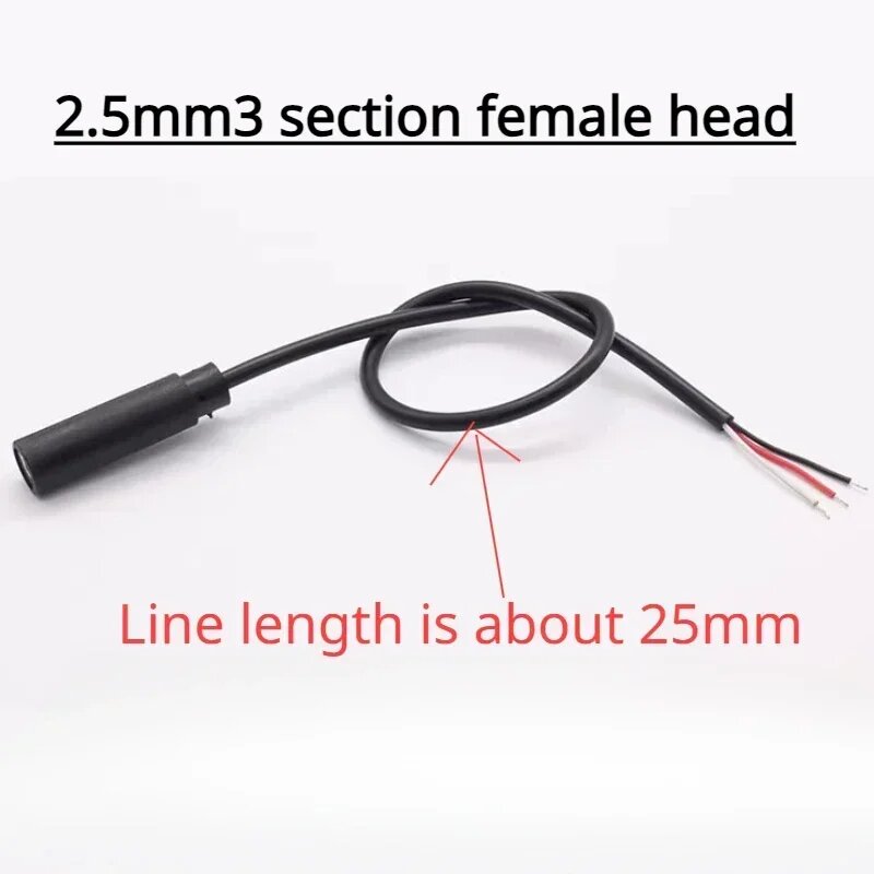 AUX удлинитель кабеля для ремонта наушников 2.5mm3section female