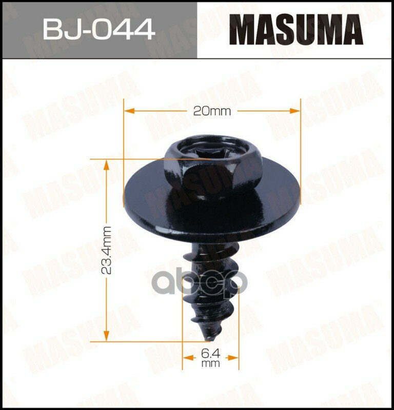 Саморез MASUMA 6x18мм (под ключ 10мм) набор 10шт Masuma арт. BJ044
