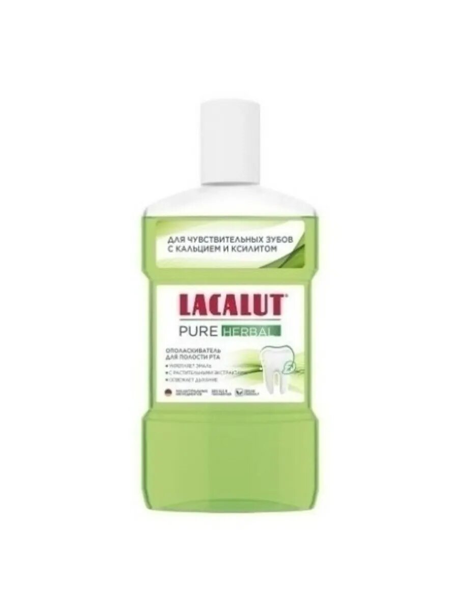 Ополаскиватель для полости рта Lacalut Pure Herbal 475 мл