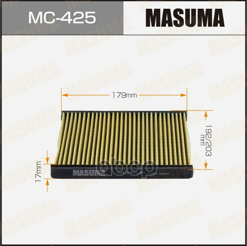 Фильтр салона Masuma арт. MC-425