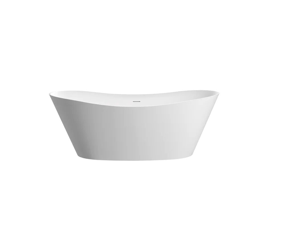 Ванна из искусственного камня Vincea VBT-4S08MW, 1700х780х620, белая матовая
