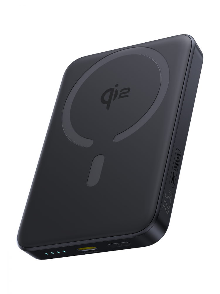 Внешний аккумулятор Baseus EnerFill FM12 Qi2 Magnetic 10000mAh 22.5W(кабель в комплекте USB-C - USB-C )(E0028500)Чёрный