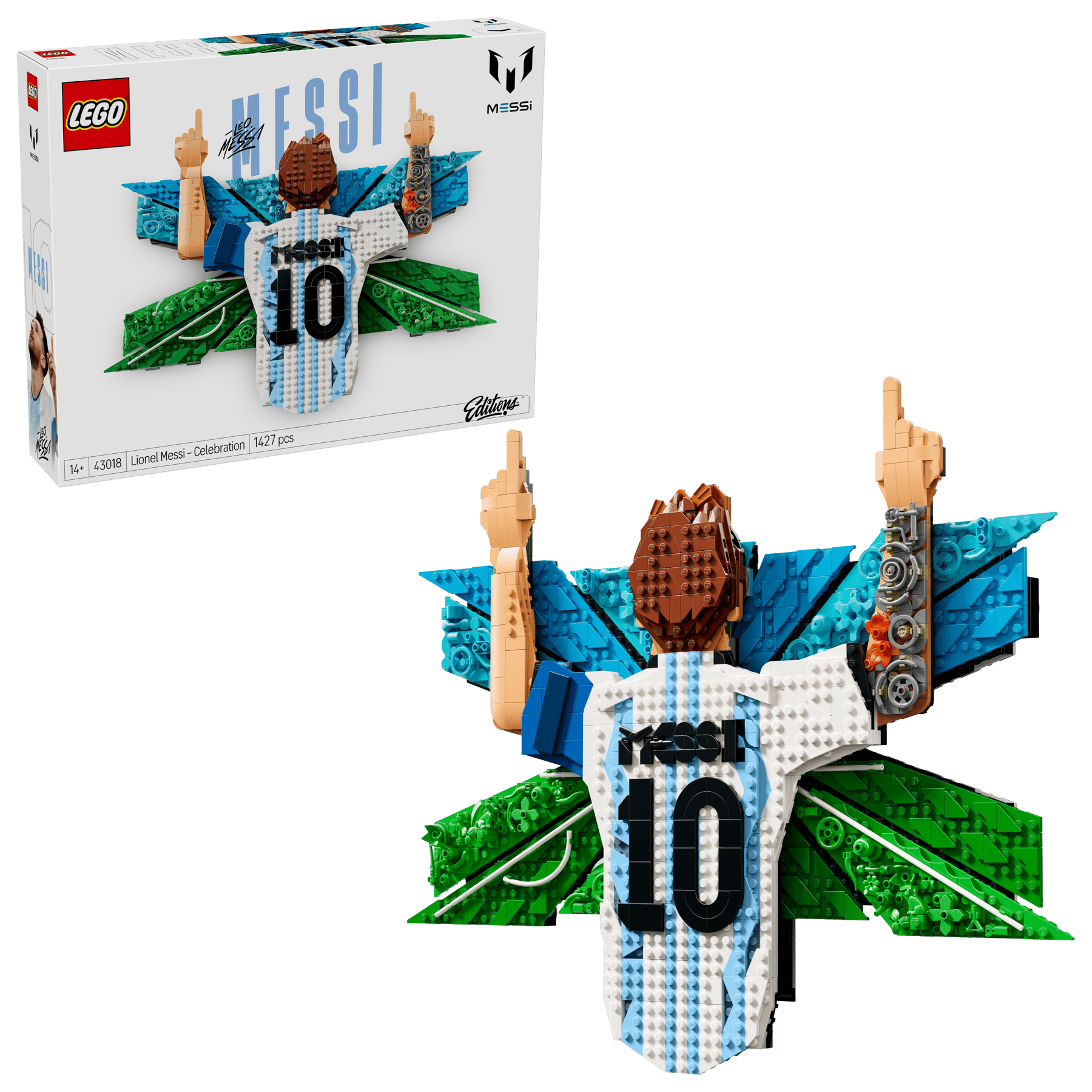 Конструктор LEGO Editions 43018 Lionel Messi - Celebration Лионель Месси – Празднование гола
