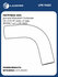 Патрубок охл. для а/м Mitsubishi Outlander (12 ) 2.0i АТ нижн. от рад. (EPDM, 1 ...