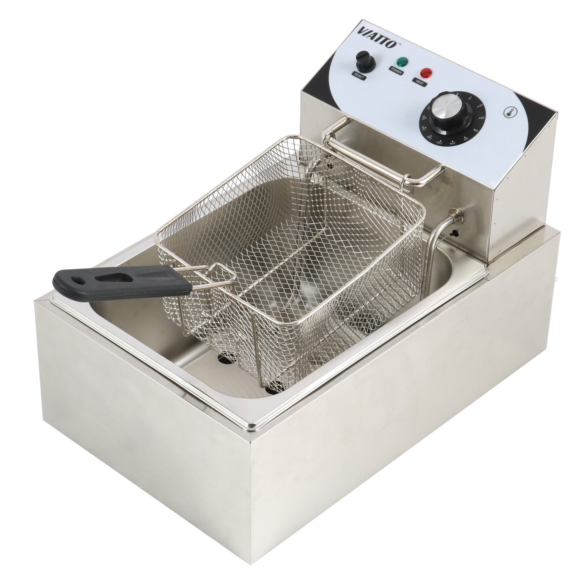 Фритюрница электрическая VIATTO Commercial VA-EF061, настольная электрофритюрница