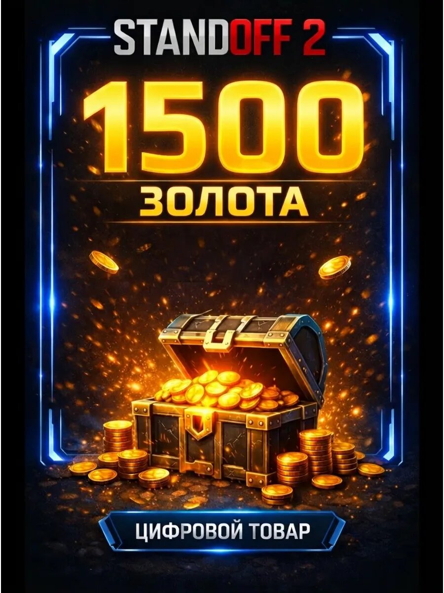 Пополнение 1500 Золота Gold STANDOFF 2 пополнение по ID без входа в аккаунт