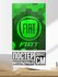 Постер на стену Fiat - green gradient