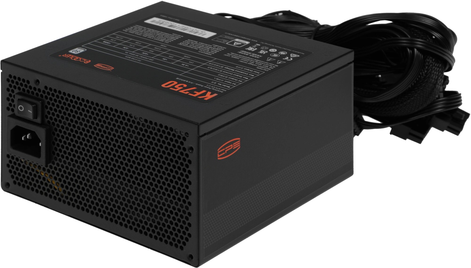 Блок питания PcCooler ATX 750W P3-F750-W1H 80 PLUS белый