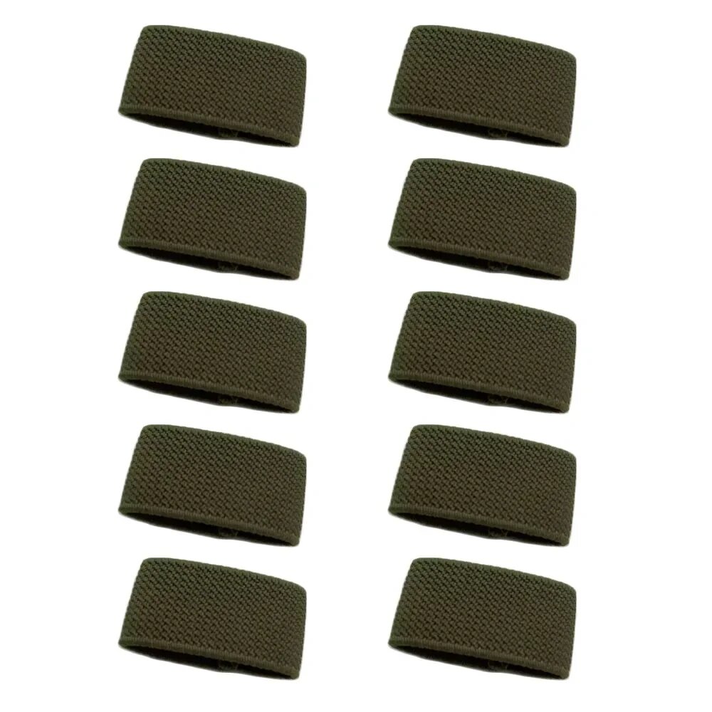 Эластичные держатели ремней, 10 шт. 10pcs-Army green