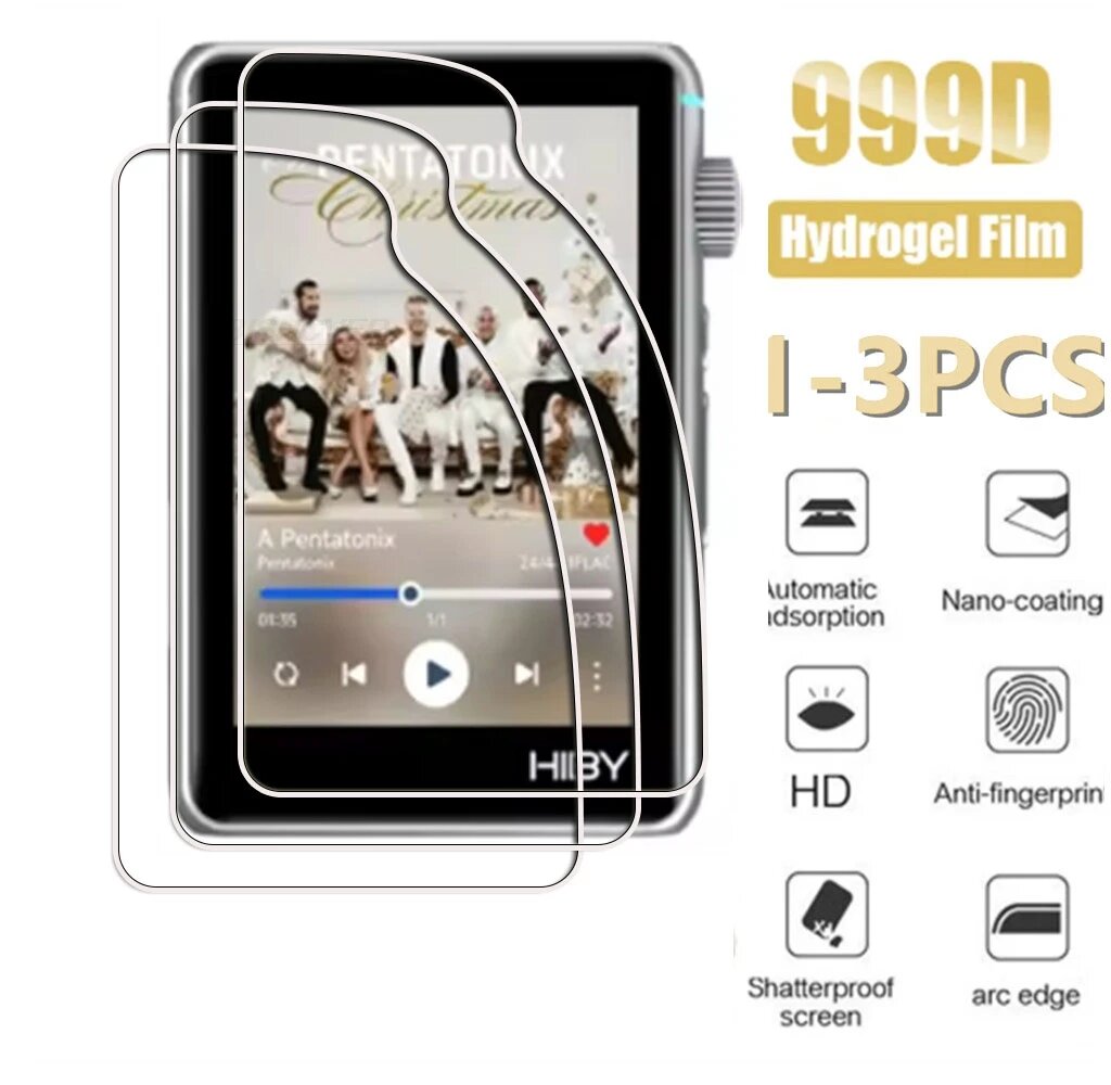 Пленка HiBy R3 II 2025 3 Hydrogel Film закаленное стекло