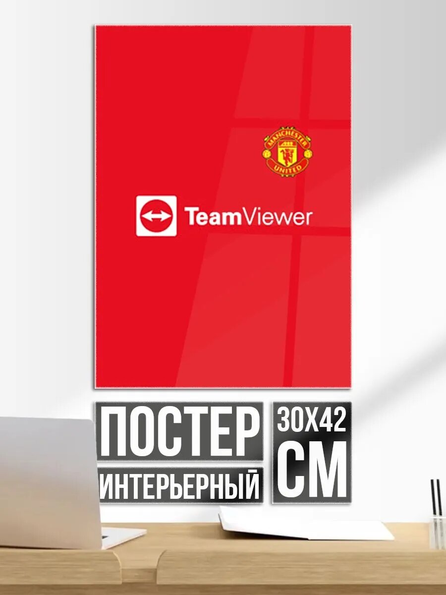Постер на стену Роналду Манчестер Юнайтед