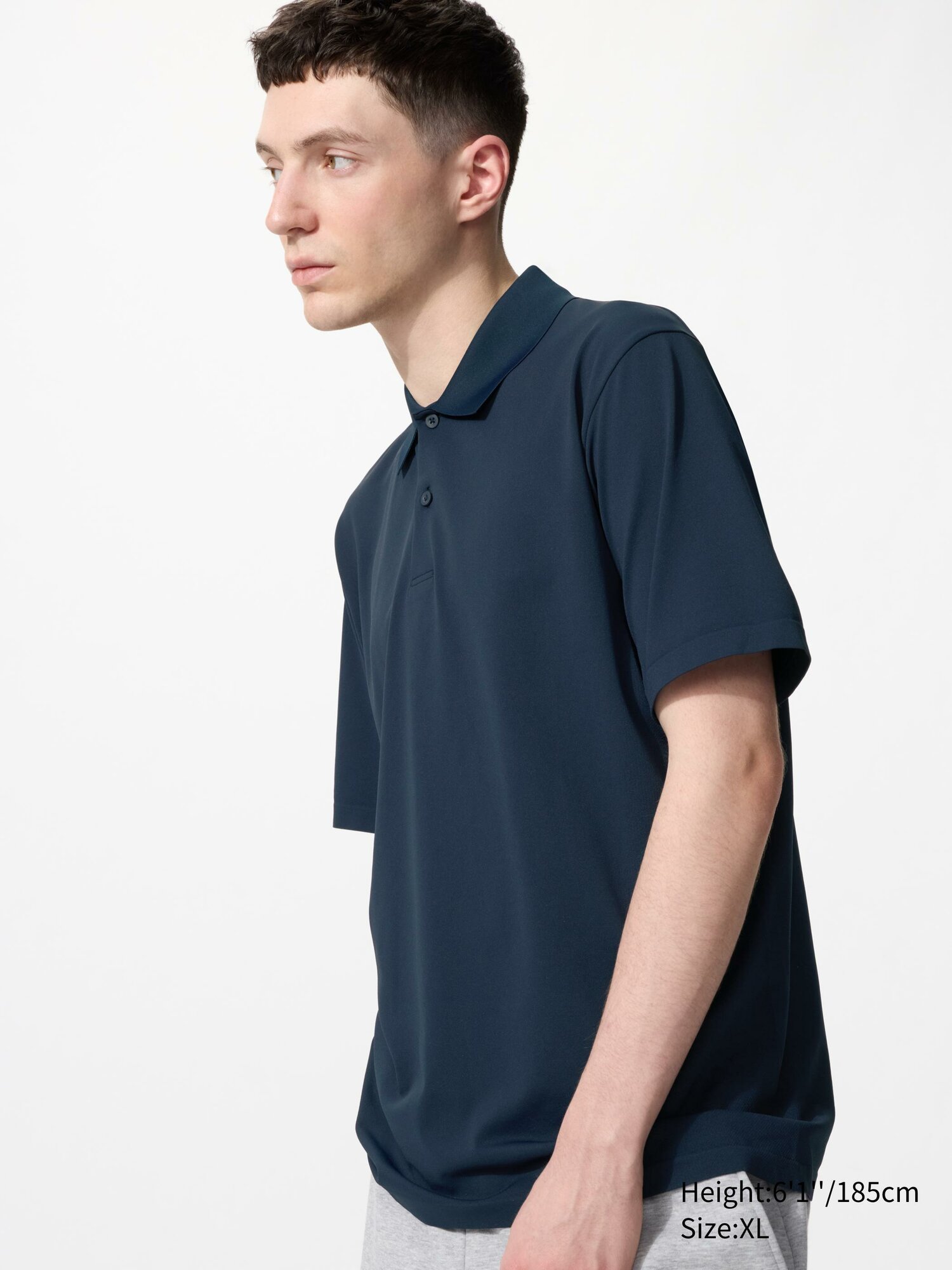 Рубашка Uniqlo DRY-EX, размер 2XL, blue