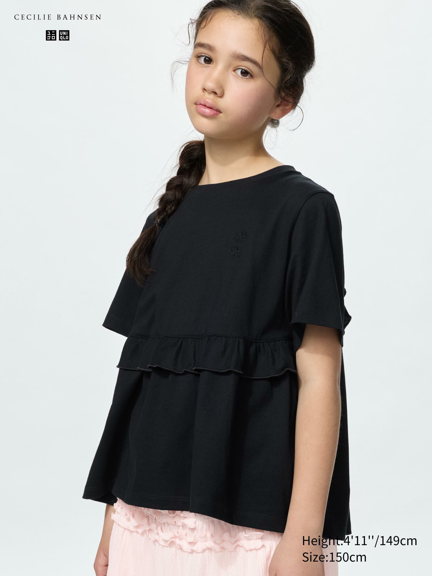 Футболка Uniqlo, размер 160, white — фото 1