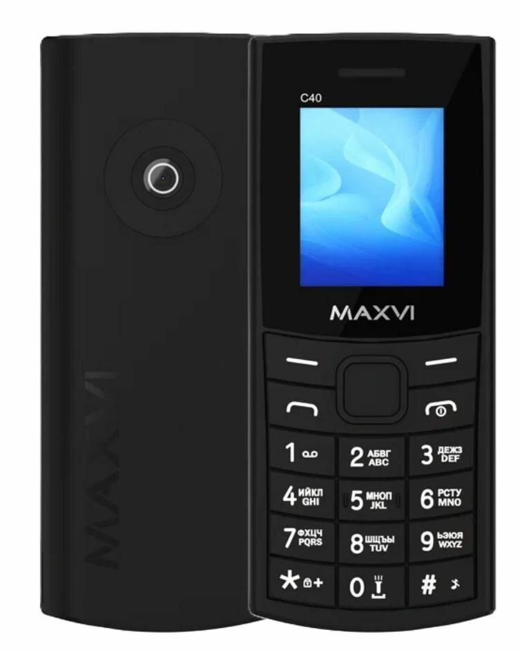 Мобильный телефон Maxvi C40 Черный