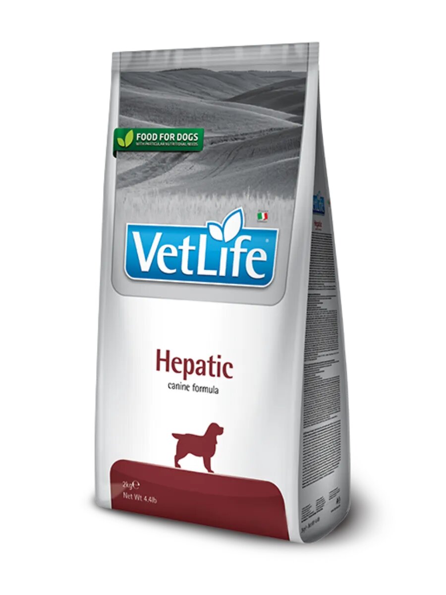Сухой корм Farmina Vet Life Hepatic (Фармина) для собак для поддержания работы печени, 2 кг