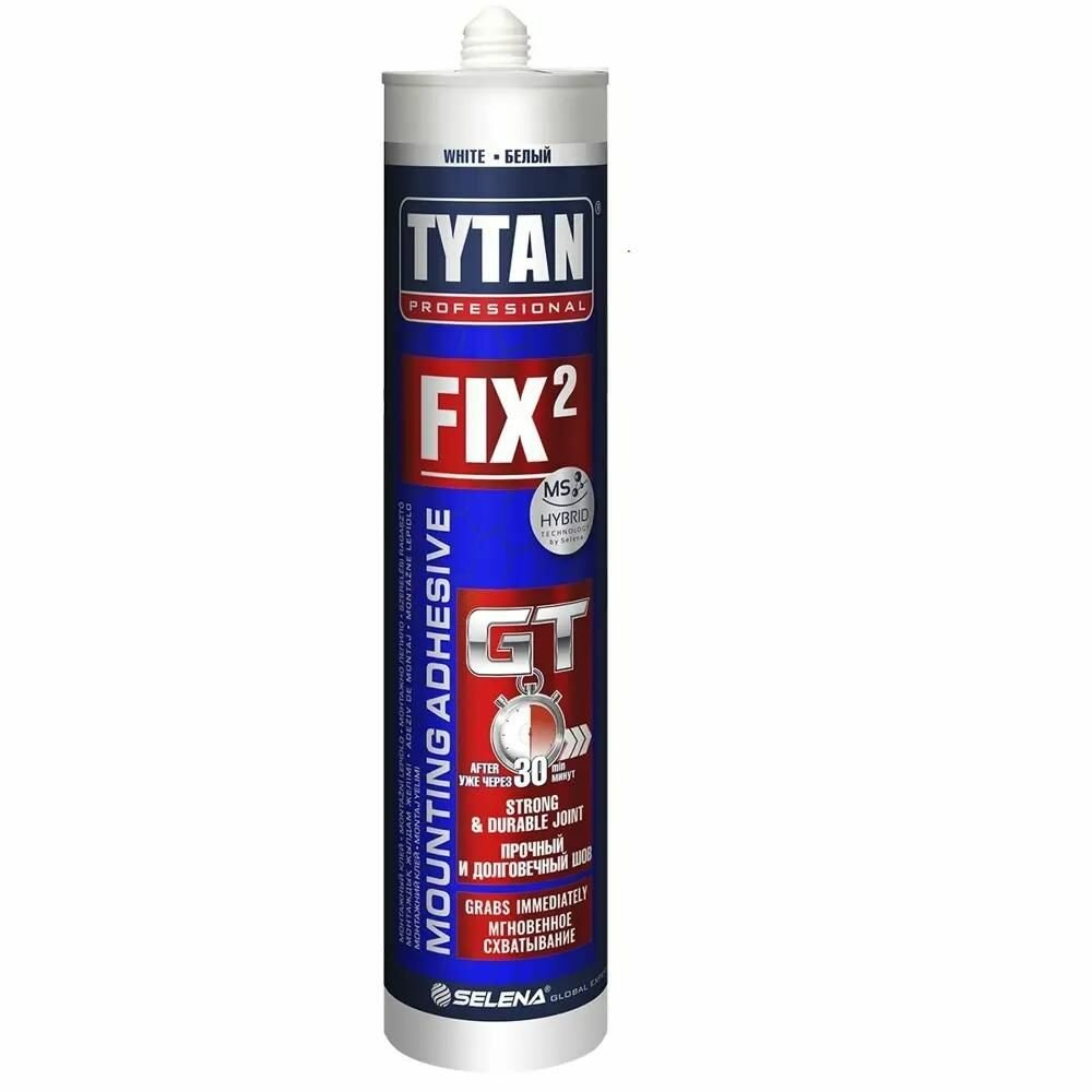 Клей монтажный Tytan Professional Fix GT белый 290 мл