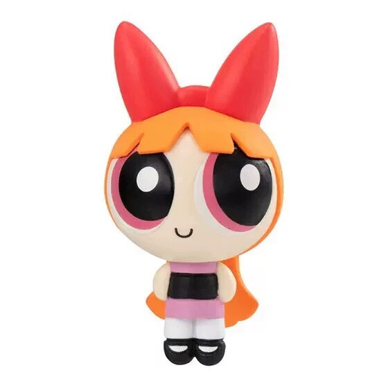 Фигурка-сувенир Powerpuff Girls Blossom, высота 4 см, коллекционная игрушка, официальный выпуск Bandai