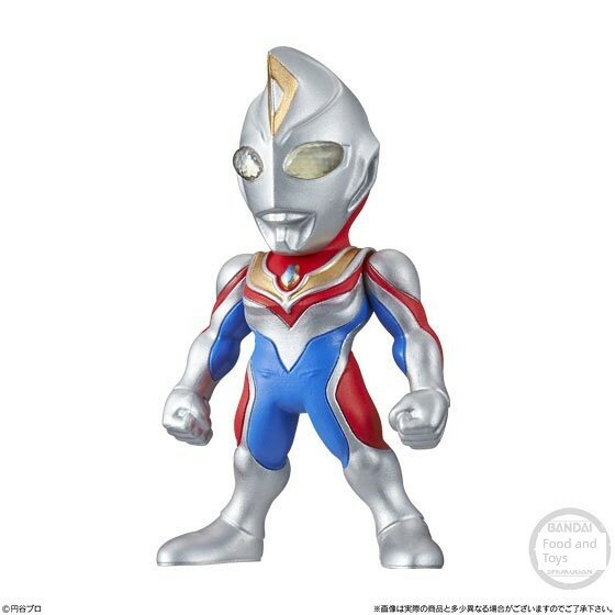 Bandai Ultraman Dyna Q-fig Капсульная фигурка, 3-дюймовый коллекционный мини-сувенир, подлинная японская еда-игрушка, 1