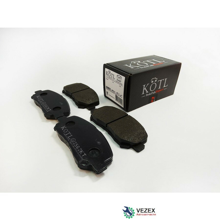 KOTL 3562KT Колодки тормозные передние