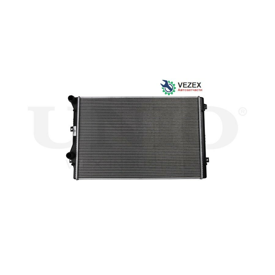 UNIO RAD-10020 Радиатор охлаждения двигателя VW Passat B6, B7 05-, Golf V, VI 04-, Skoda Octavia (1Z3,1Z5) 05-