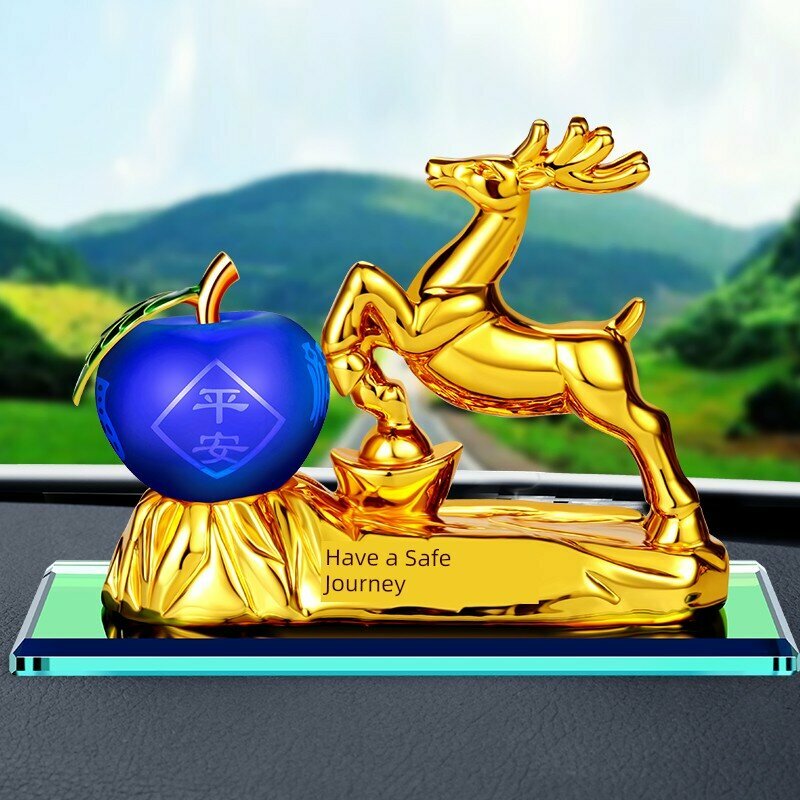 Декоративный держатель для автомобильного аромата Golden Deer Apple в синем цвете для интерьера автомобиля, стильный
