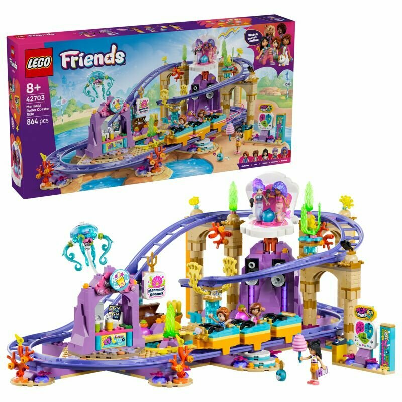 Конструктор LEGO FRIENDS - Американские горки Русалка, 864 эл. - Лего Друзья 42703