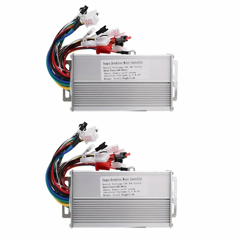 2X Бесщеточный контроллер для электровелосипеда 30A 36V 48V 500W, ЖК-дисплей для электросамоката, аксессуары для велосипеда