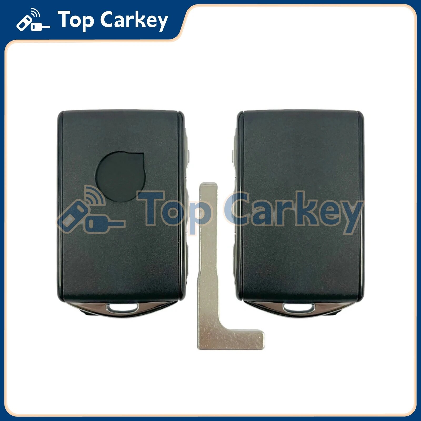 TopCarkey YGOHUF8423 ID8A чип 433 МГц умный дистанционный ключ для VOLVO V90 S90 XC90 Black Shell