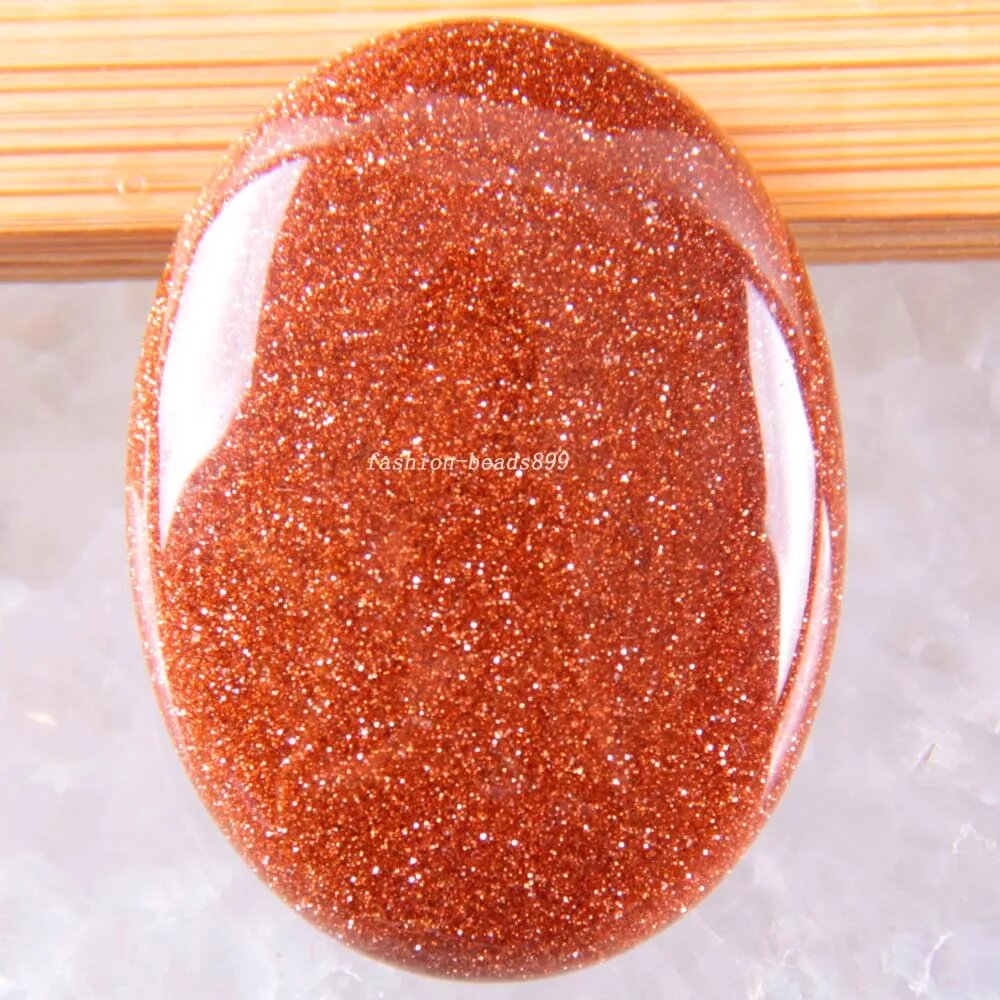 Кабошон из песчаника Gold Sandstone 40x30 мм