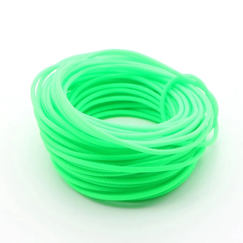 Unyisi 4 мм ПЭТ многоцветный расширяемый кабель sleeve 100 м Зеленый, Green