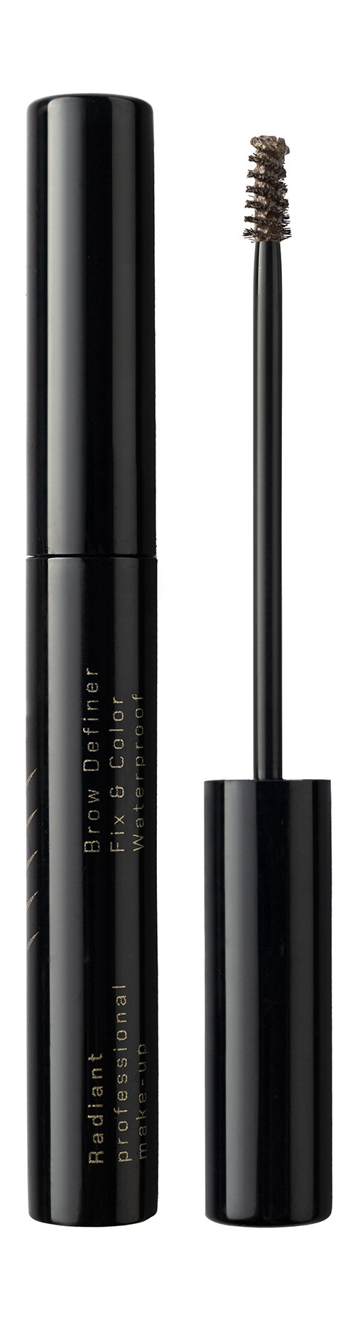 RADIANT PROFESSIONAL MAKE-UP Тушь для бровей Brow Definer Fix & Color, 5 мл, 04 Коричневый