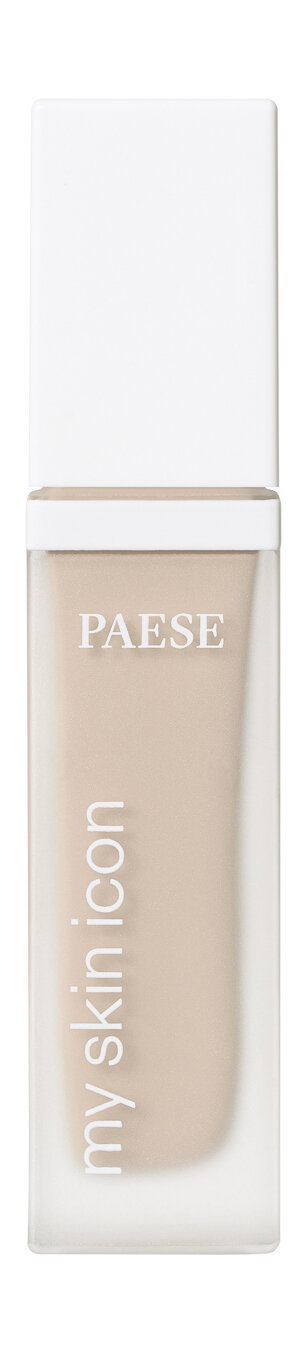 PAESE Тональный крем My Skin Icon Mattifying Foundation with Satin Finish, 33 мл, 0N Alabaster