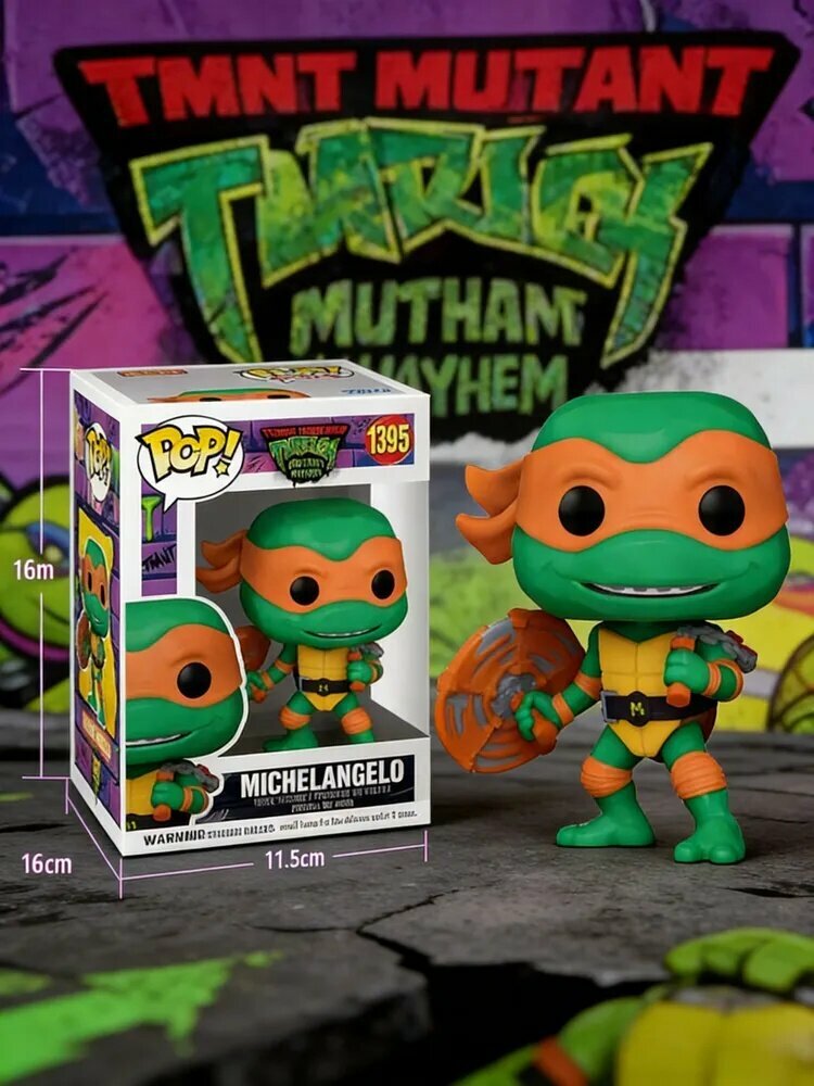 Funko Pop микеланджело черепашка ниндзя/Черепашки-ниндзя-подростки-мутанты Фигурка/Teenage Mutant Ninja Turtles