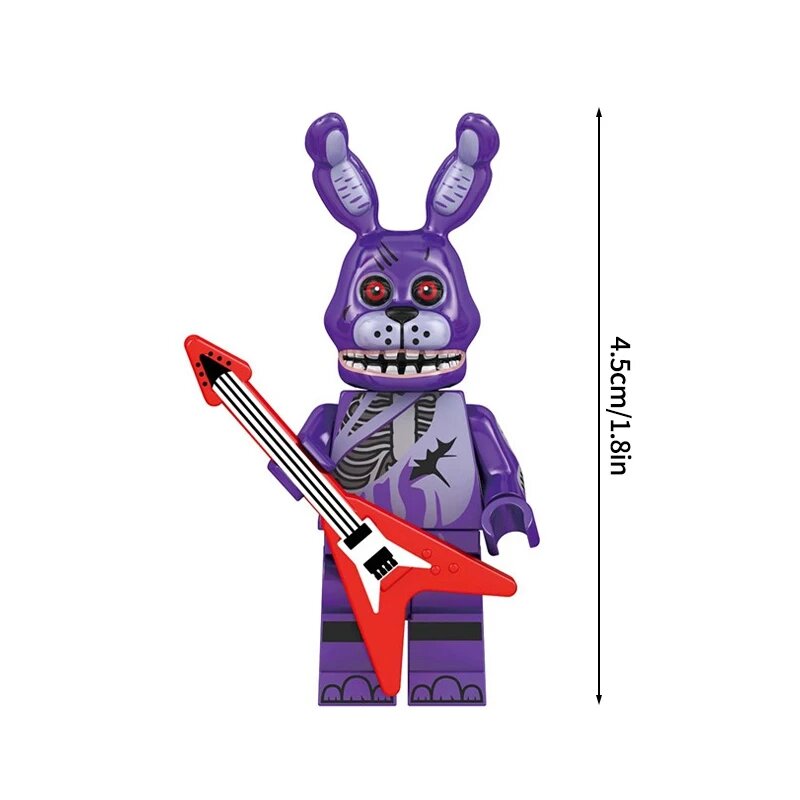 Мини-фигурки MINISO Фредди, Бонни, Чика, Бонни медведь S29