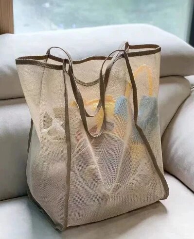 Сетка-сумка складная, хаки, TMWSD-Khaki-1PCS