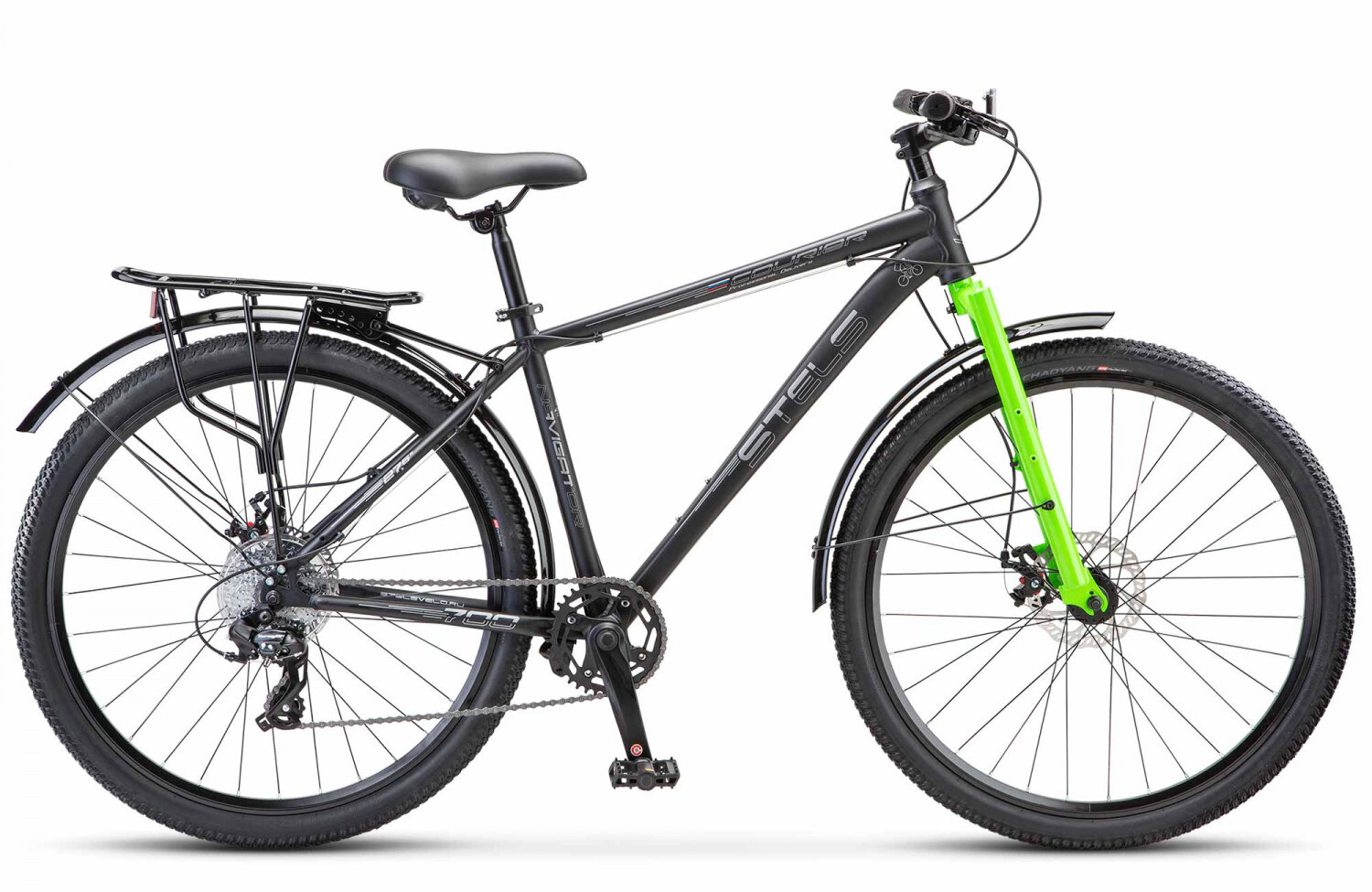 Велосипед горный STELS Navigator-705 27.5" MD Курьер Z010, 21" черный матовый 2026