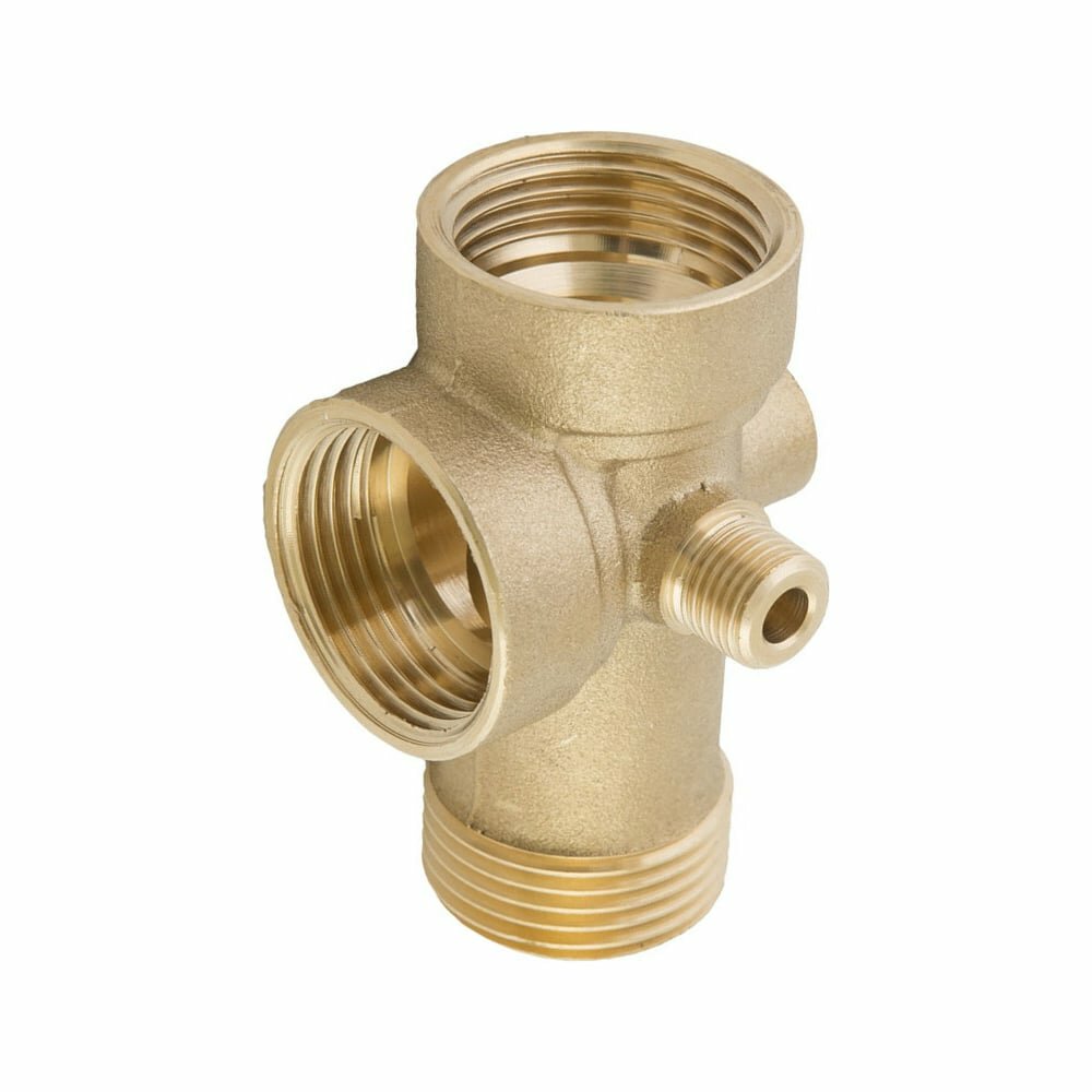 Штуцер 5-ти выводной (1"х1"х1"х1/4"х1/4") Unipump 22586