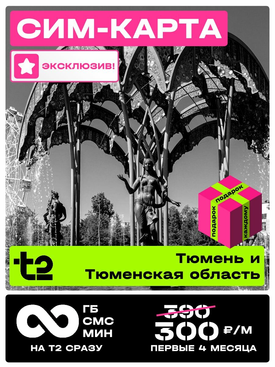 Сим карта теле 2 с безлимитным интернетом и минутами. t2 SIM-карта тариф хватит Тюменская область. За 300 рублей в месяц.