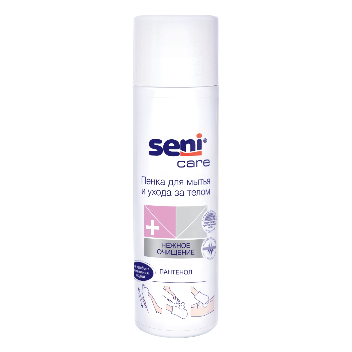 Seni Care, пенка для мытья и ухода кожи, гипоаллергенная 500 мл