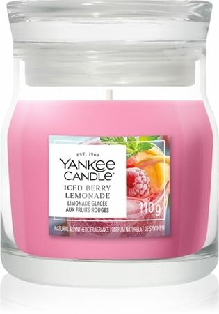 Свеча Yankee Candle Iced Berry Lemonade Signature, розовый