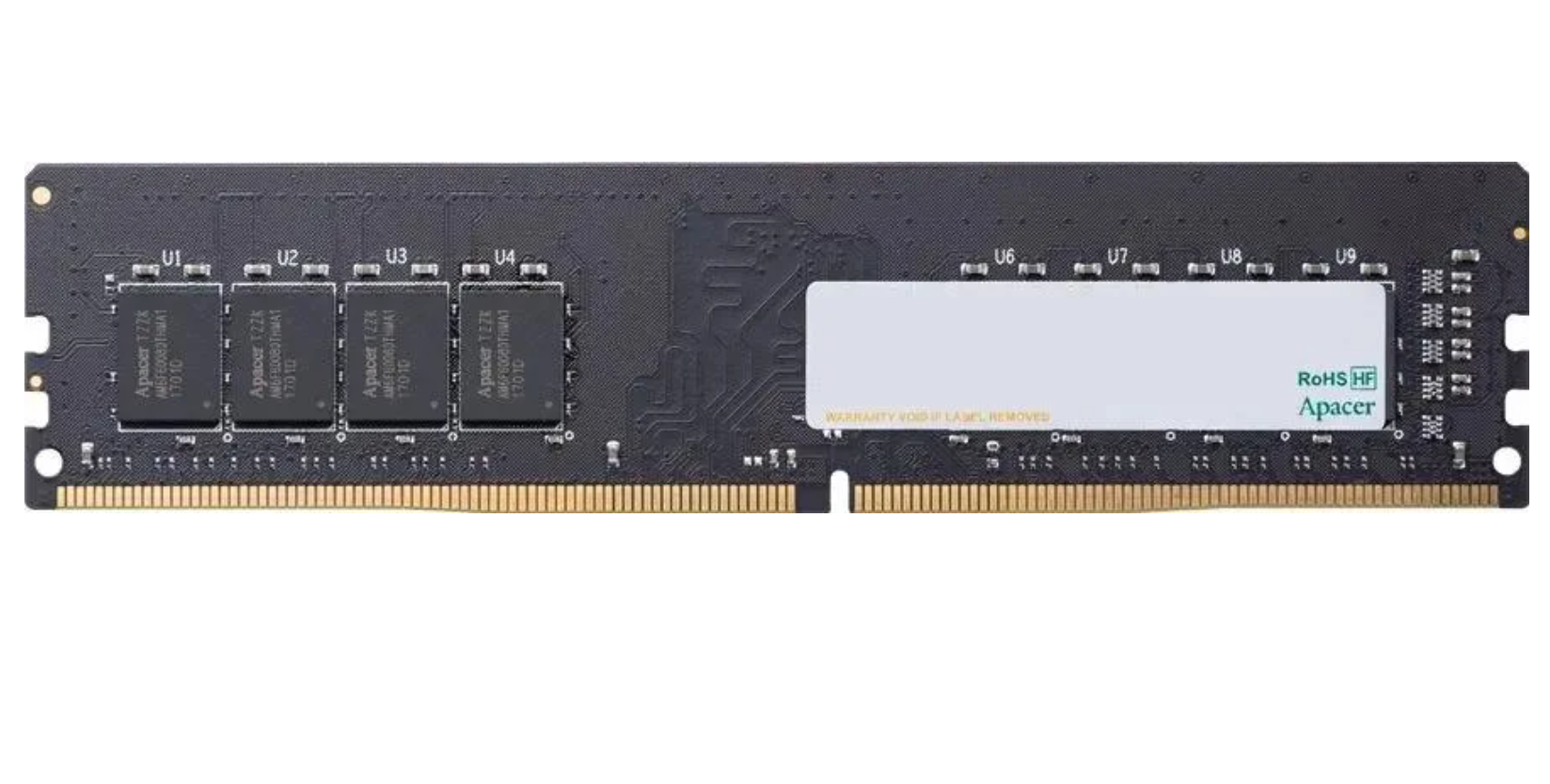 Оперативная память Apacer EL.08G21. GSH DDR4 - 1x 8ГБ 3200МГц, DIMM