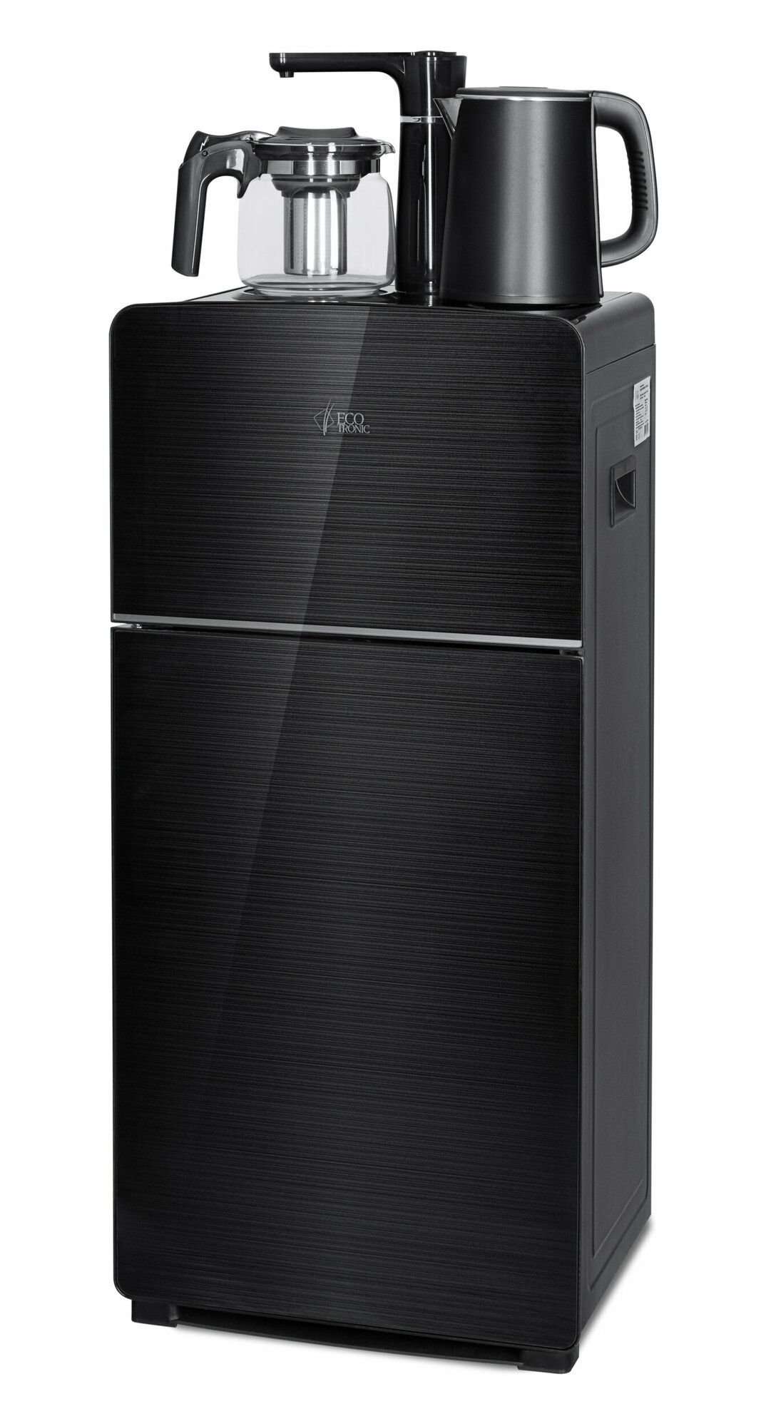 Кулер для воды с чайным столиком Тиабар Ecotronic TB18-LE black