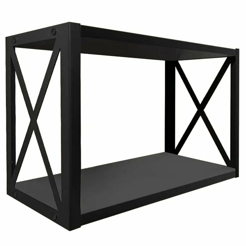 Полка навесная, настенная двойная 50*30*20