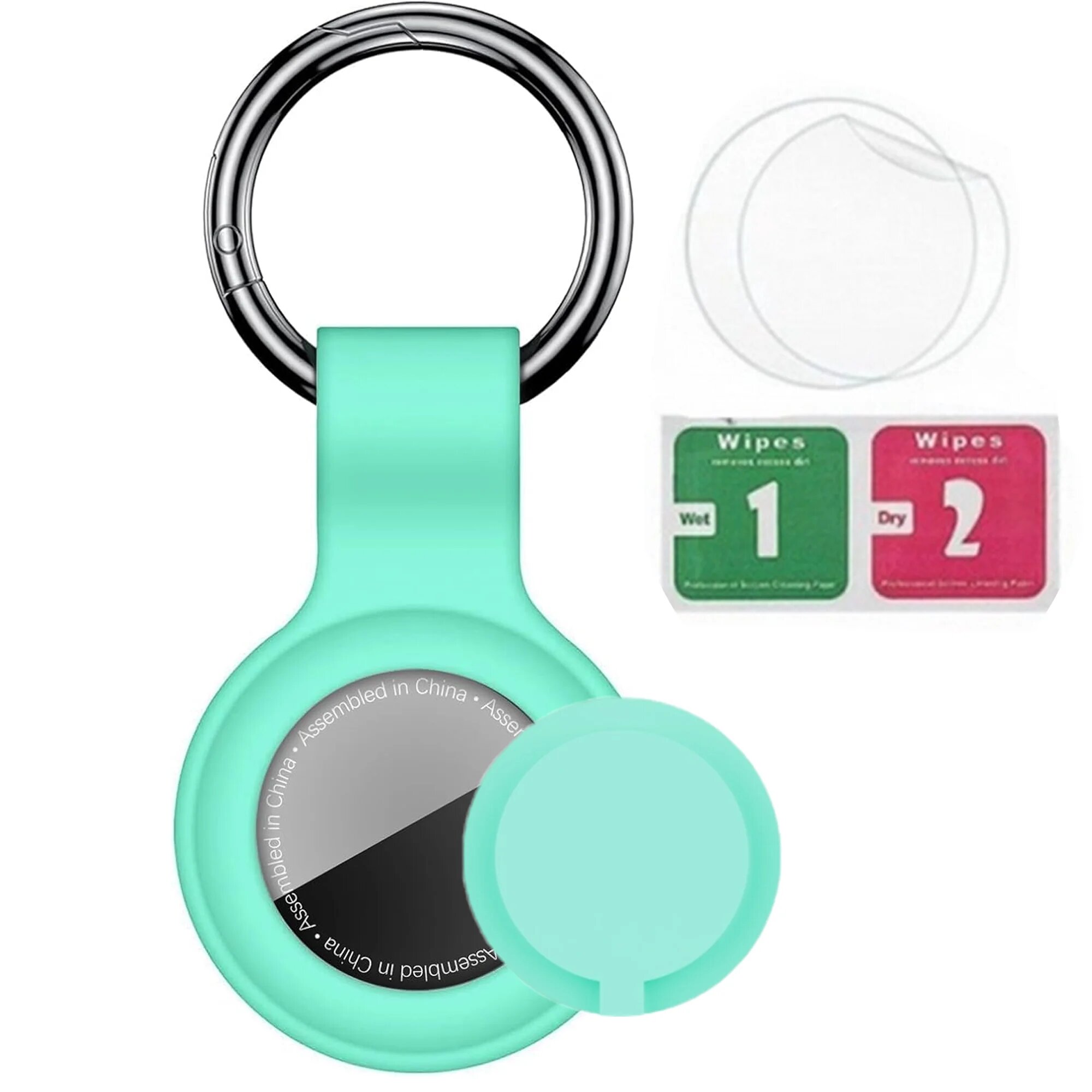 Водонепроницаемые брелоки для AirTag, набор из 8/4/2 штук Зеленый, Waterproof-Mint