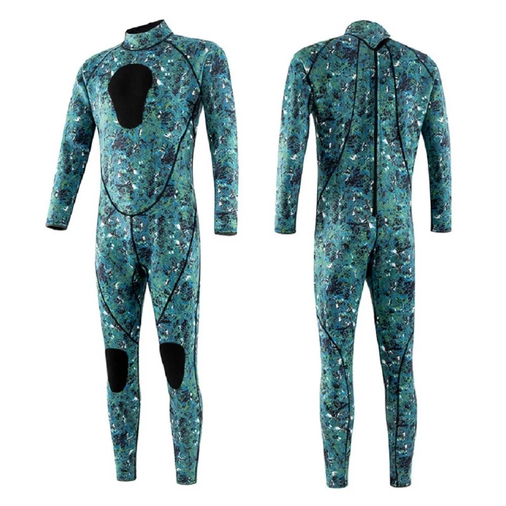 JoyMaySun гидрокостюм неопрен 3 мм камуфляж для взрослых L, Camouflage Green