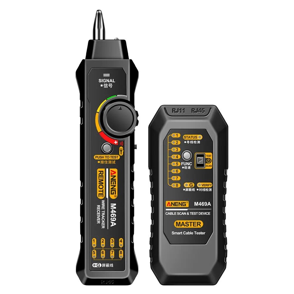 Тестер сетей ANENG M469A black