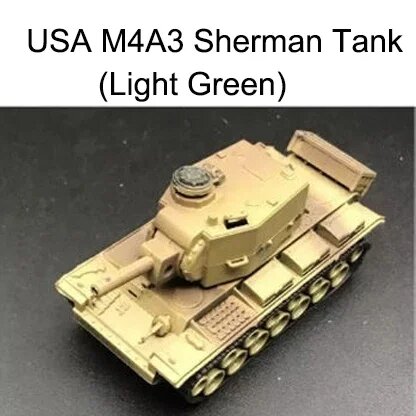 Пластиковая модель танка M4A3 Sherman 1:72, цвет 22