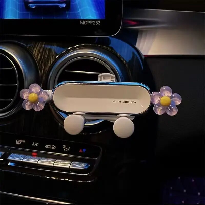 Милый автомобильный держатель для телефона, креативный мультяшный дизайн, крепление на G